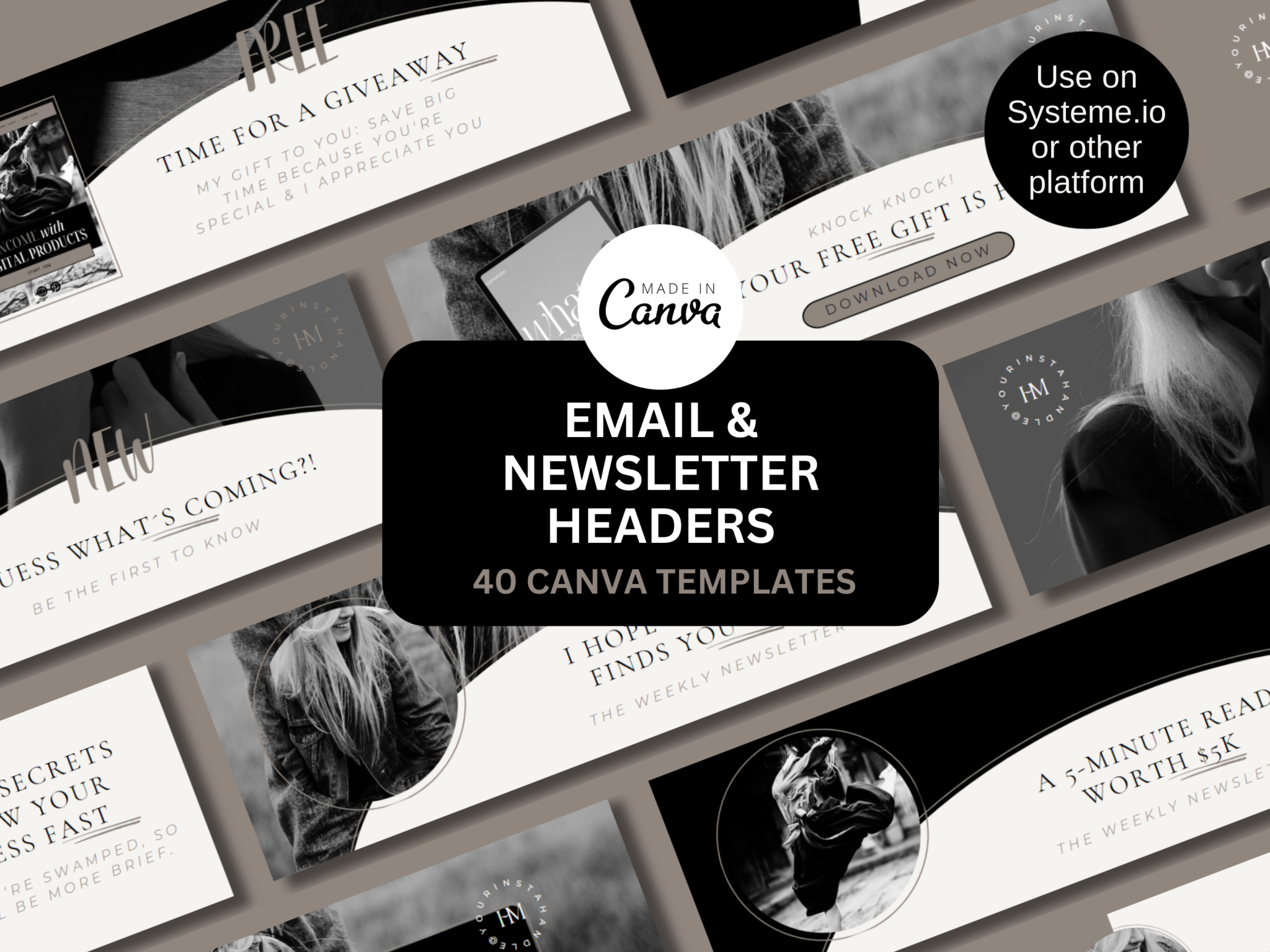 EMAIL & NEWSLETTER HEADER TEMPLATES - Lee | Digital Designer