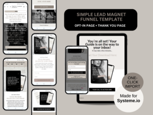 LEAD MAGNET FUNNEL TEMPLATE - Lee | Digital Designer