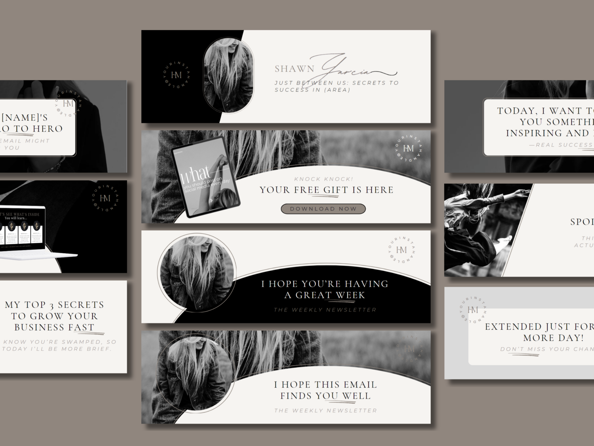 EMAIL & NEWSLETTER HEADER TEMPLATES - Lee | Digital Designer